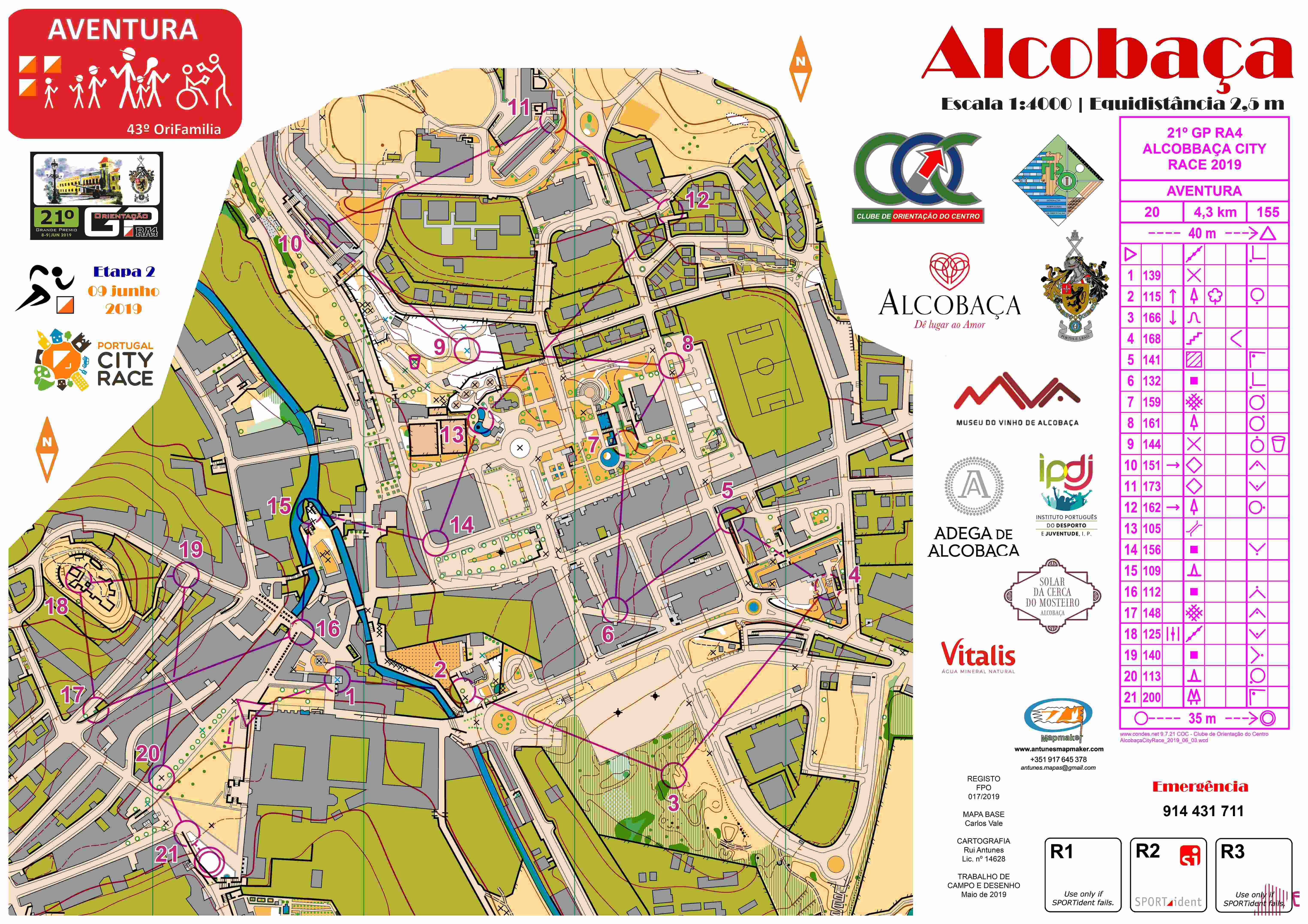 Mapas Alcobaça – 21GPRA4